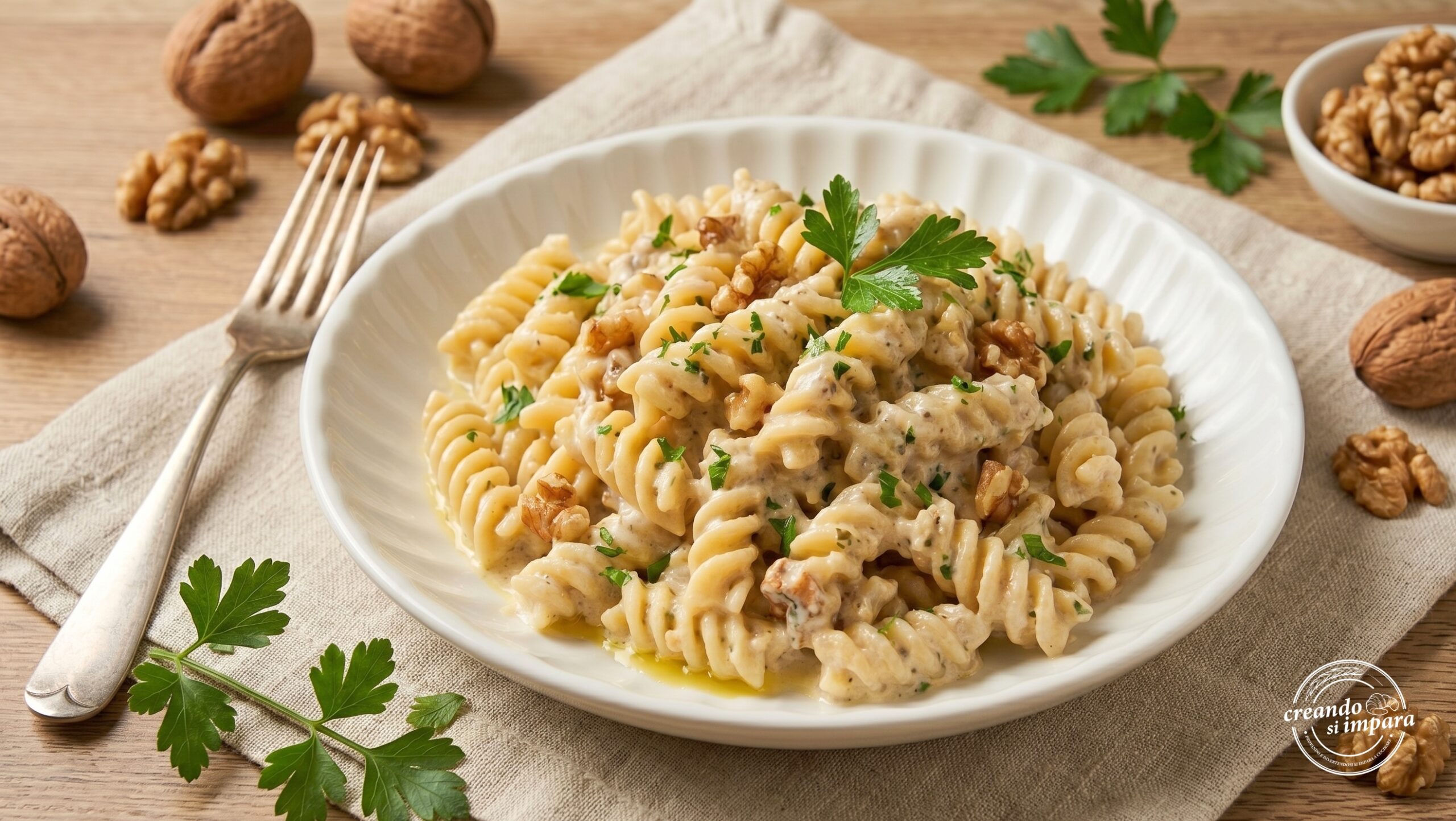 Pasta Con Ricotta E Noci: Ricetta Facile E Cremosa