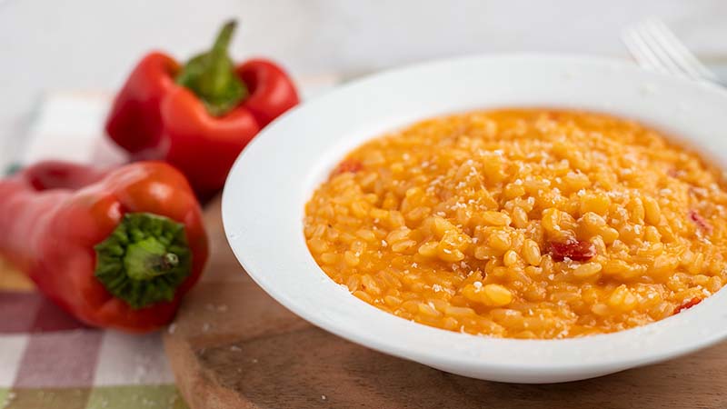 Risotto cremoso ai peperoni Cucina con Nonna Ariella