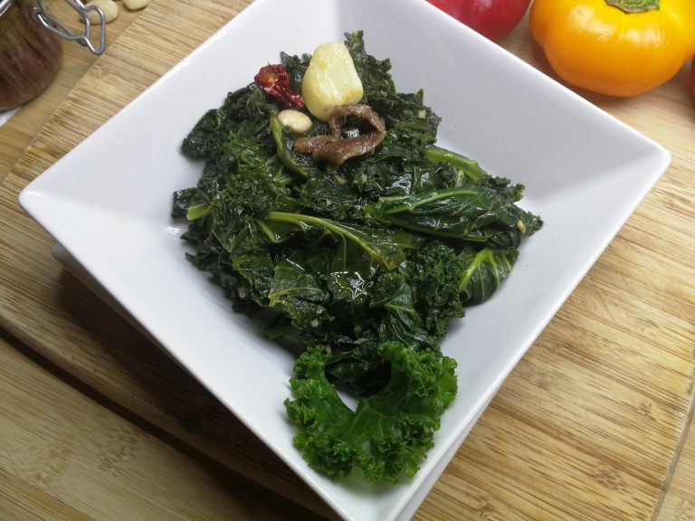 CAVOLO RICCIO saltato in padella buono e salutare