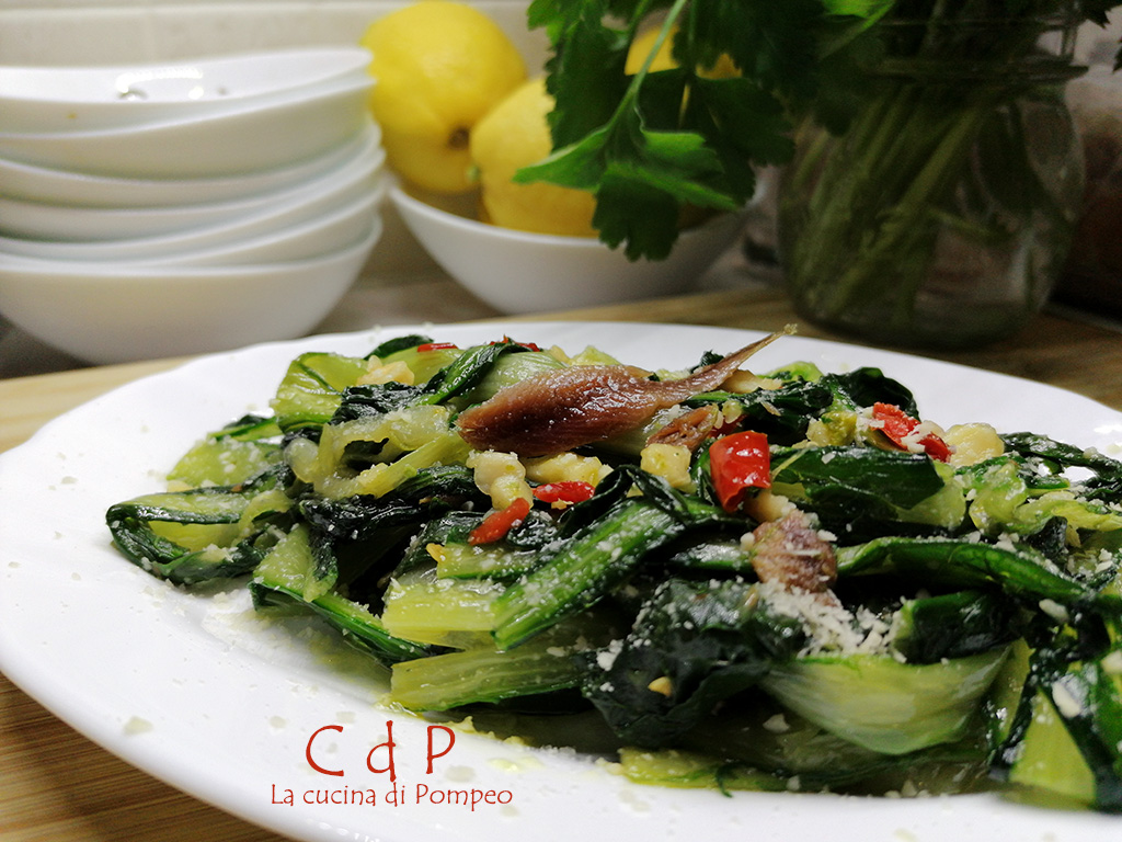 CATALOGNA CON LE ACCIUGHE contorno buonissimo con acciughe