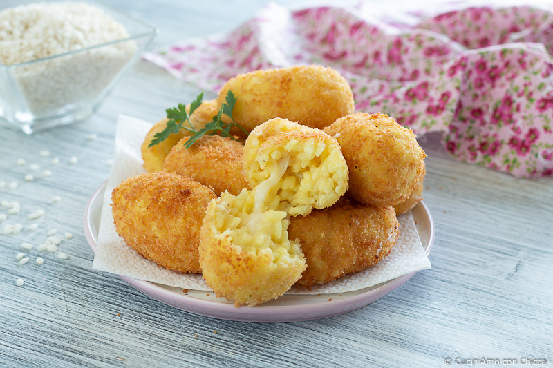 Crocchette di riso filanti - CuciniAmo con Chicca