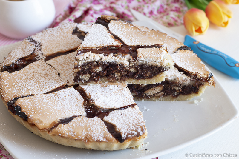 Crostata biscotto all'amarena ricetta napoletana semplice