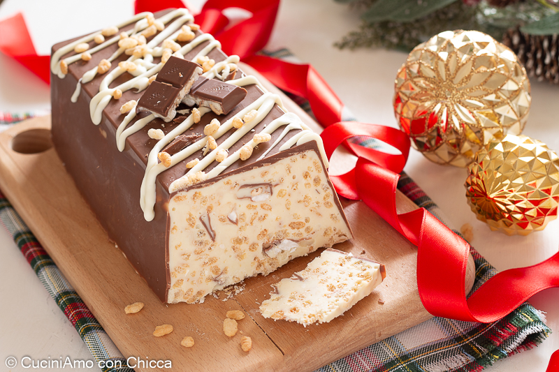 Torrone al Kinder cereali golosissimo ricetta facile idea regalo