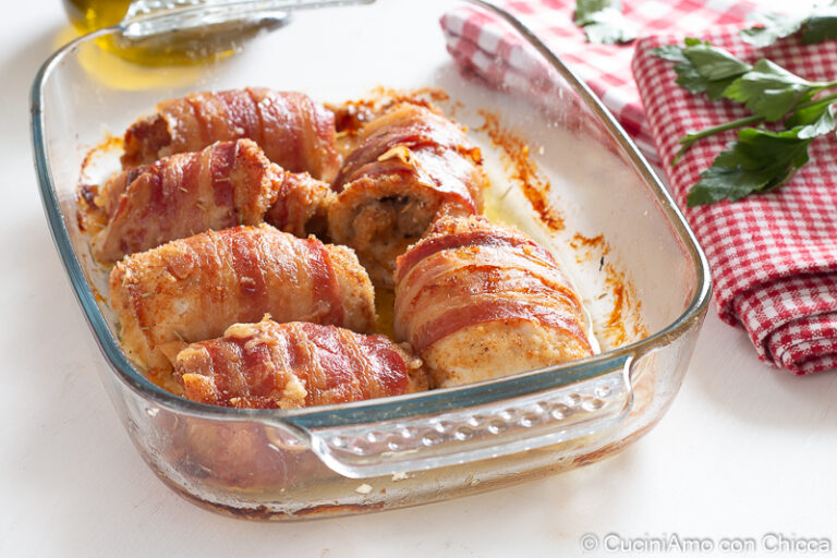 Involtini di pollo con pancetta