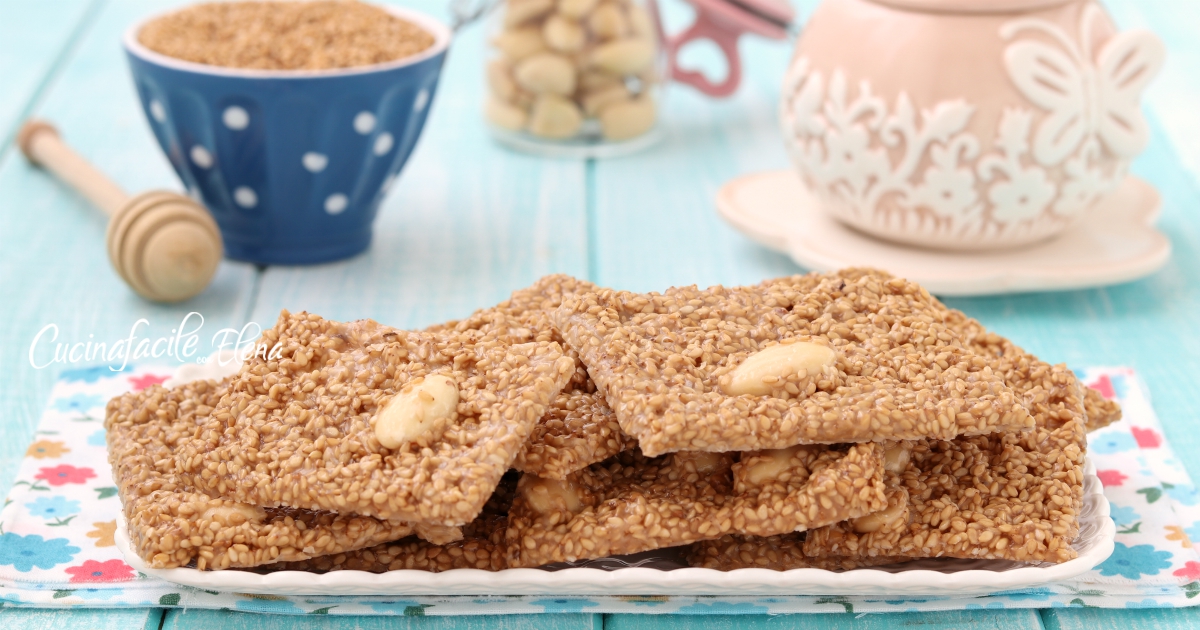 CUBAITA torrone dolce Siciliano al miele e sesamo