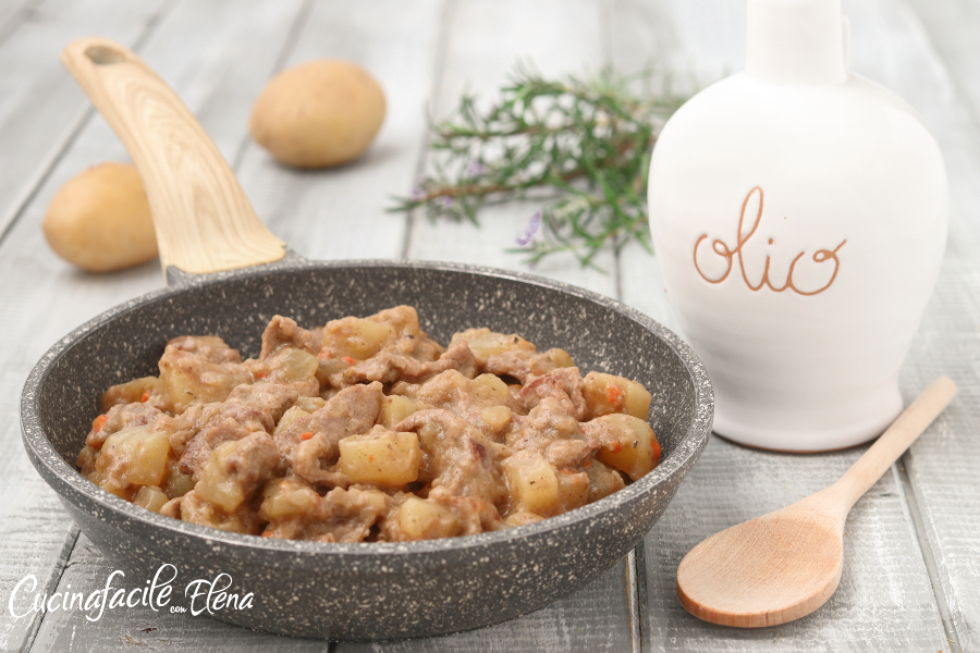 STRACCETTI di CARNE alle PATATE cremosissimi