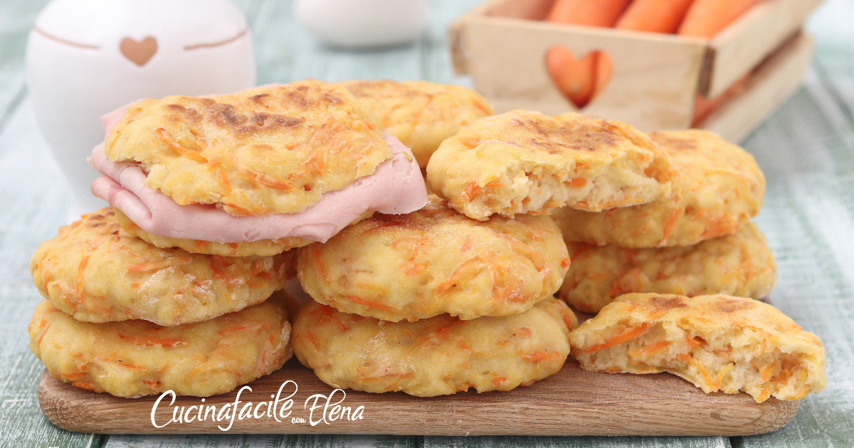 FOCACCINE ALLE CAROTE veloci