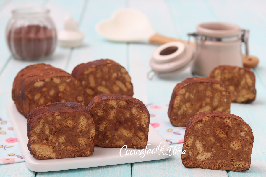 SALAME AL BURRO DI ARACHIDI ricetta senza cottura