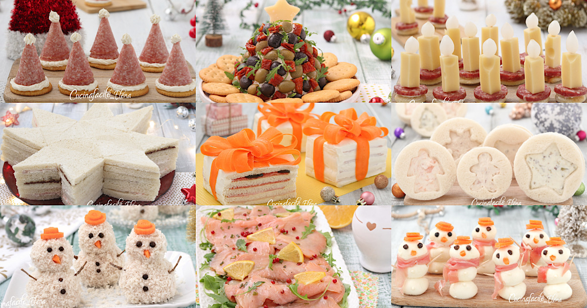 ANTIPASTI DI NATALE SENZA COTTURA le migliori ricette da fare