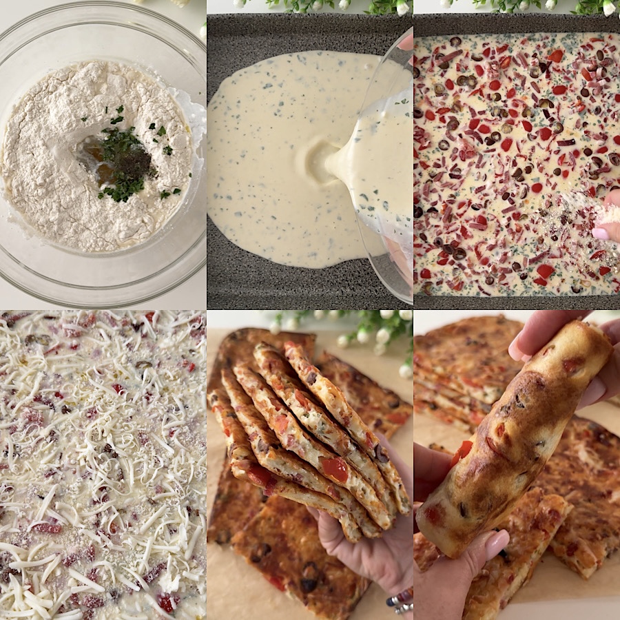PIZZA CREPE ricetta furba in 2 minuti