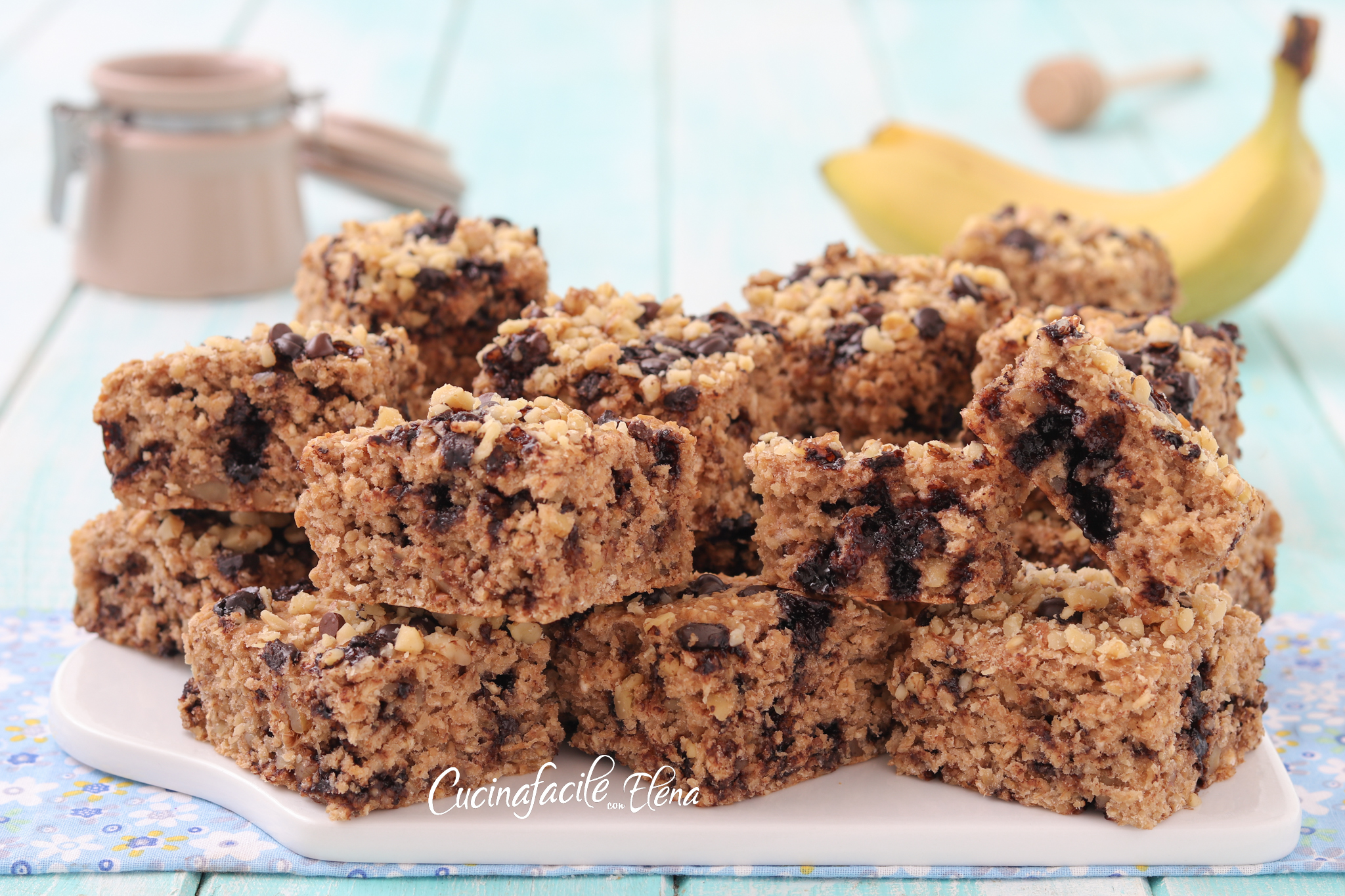 TORTA DI AVENA e banana ricetta sana e soffice