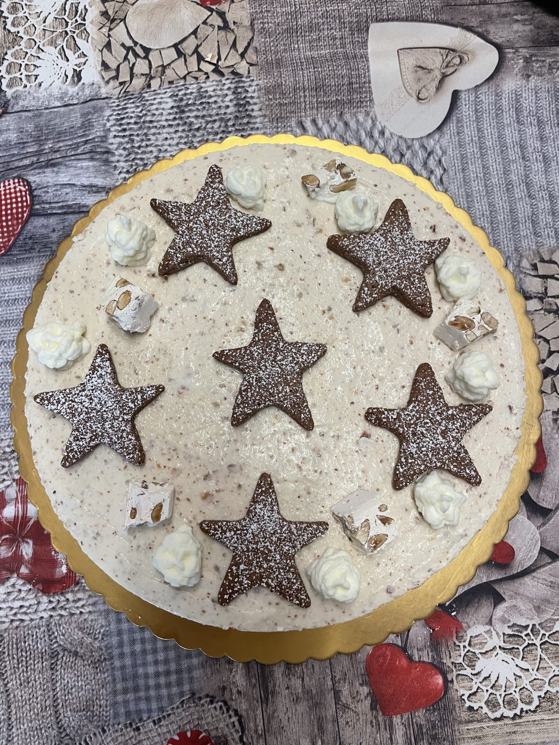 cheesecake al torrone natalizia - La cucina di Ale