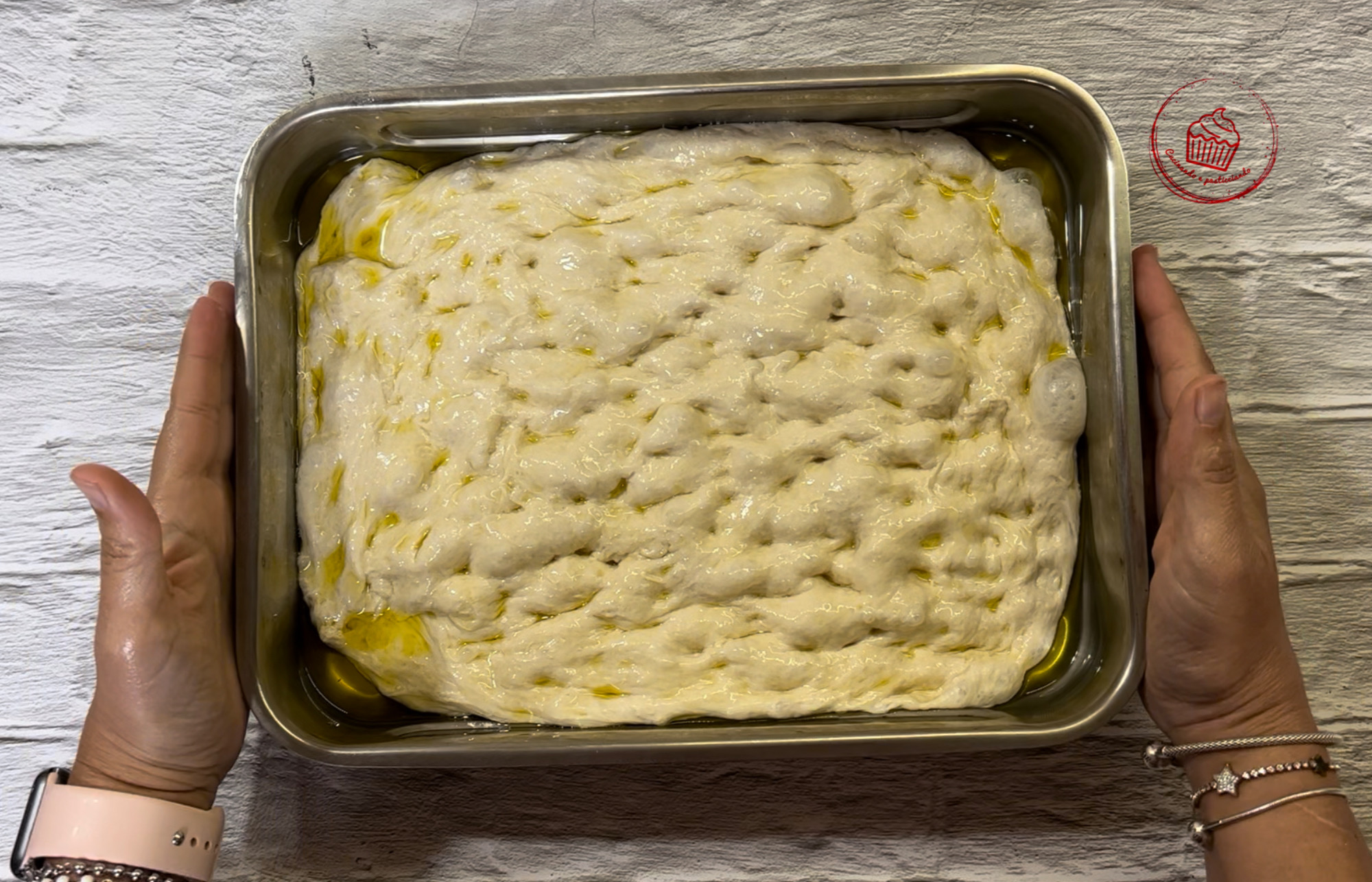 Focaccia 1000 Bolle - Cucinando e pasticciando