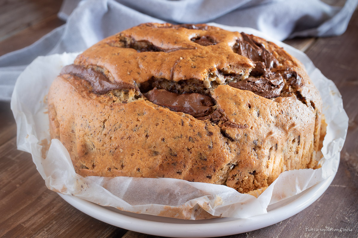 TORTA CON NUTELLA CHE RESTA CREMOSA ricetta senza sbattitore