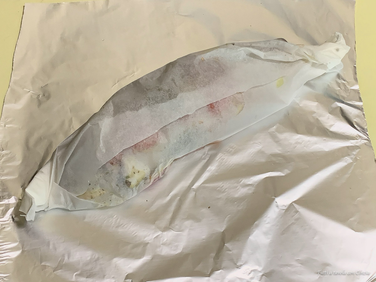 RICCIOLA AL CARTOCCIO secondo piatto delicato che non resta asciutto