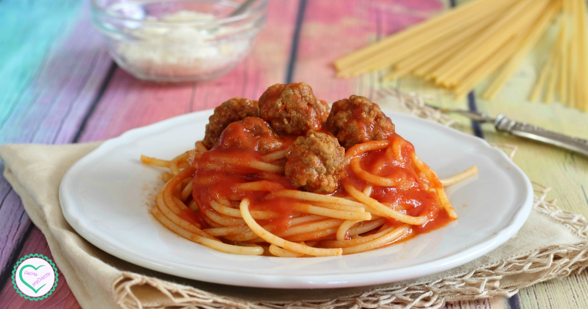 Spaghetti con polpettine alla Lilly e il Vagabondo | cucina preDiletta