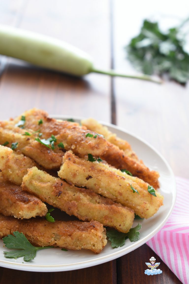Bastoncini di zucca lunga croccanti - Cucina Serafina