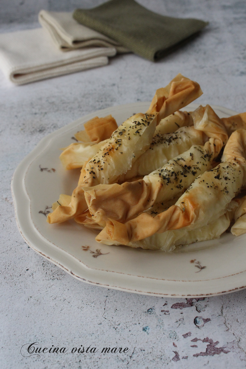 Caramelle di pasta fillo salate - Cucina vista mare