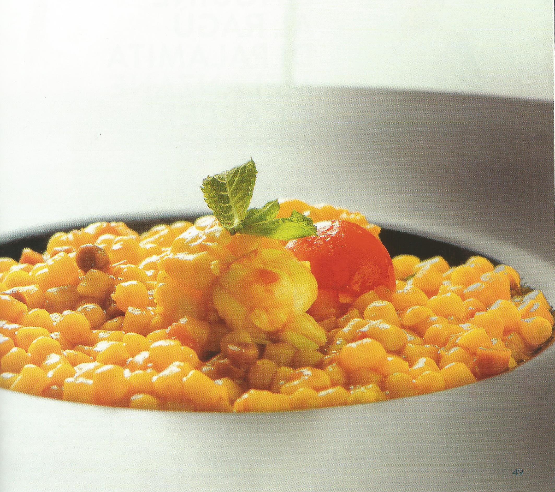 Fregola sarda con scampi e zafferano - Cuciniamo insieme Fregola sarda con scampi e zafferano - Cuciniamo insieme