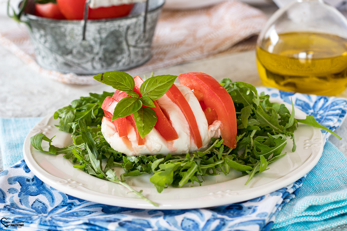 MOZZARELLA FARCITA con pomodori RICETTA mozzarella hasselback