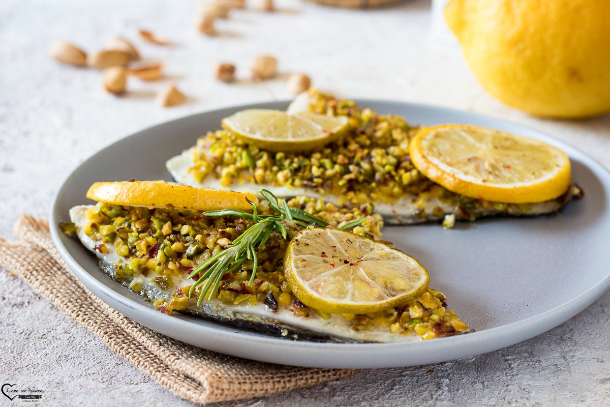 ORATA AL PISTACCHIO e agrumi ricetta orata al forno in crosta