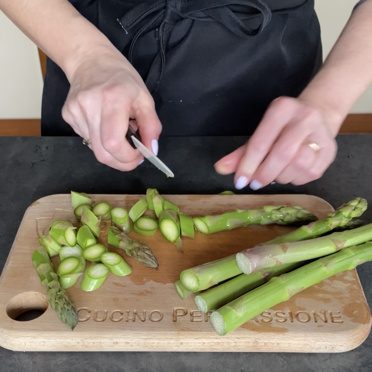 Scaloppine con asparagi ricetta fettina di carne cucina italiana