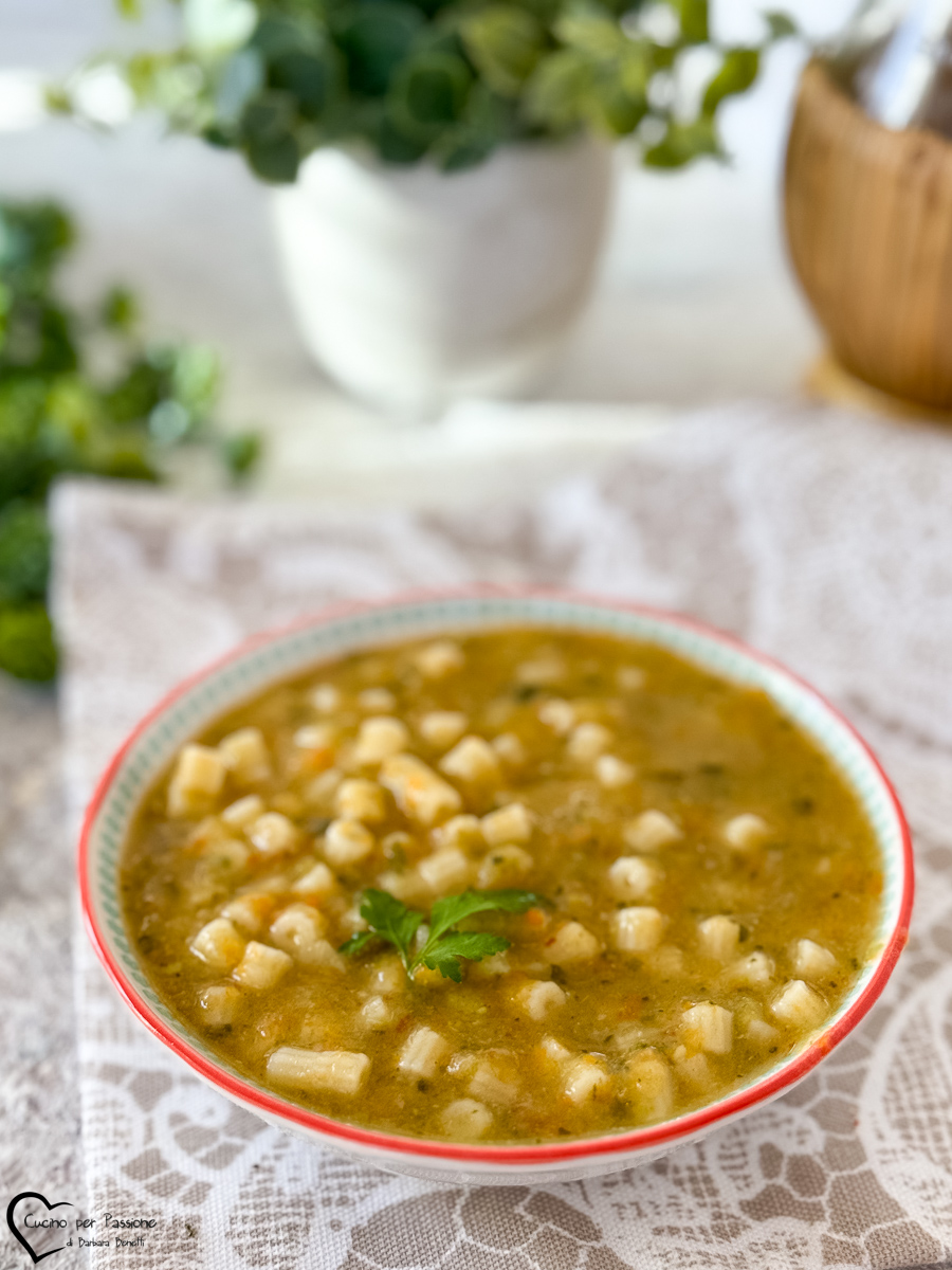 passata di verdure con pasta ricetta pastina con passato minestrone