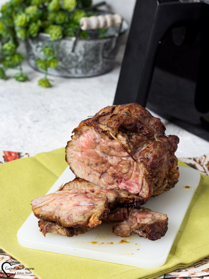 Arrosto in friggitrice ad aria ricetta vitello, lonza manzo cottura in ...