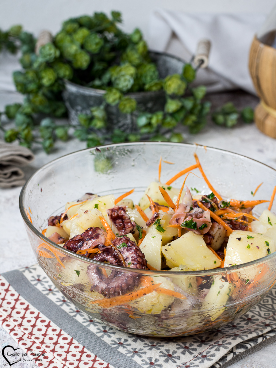 piovra con patate ricetta polpo insalata cucina italiana della nonna