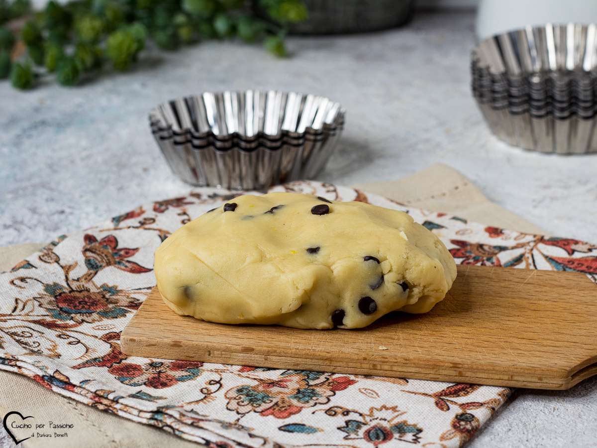 pasta frolla con gocce di cioccolato ricetta infallibile dolce biscotti