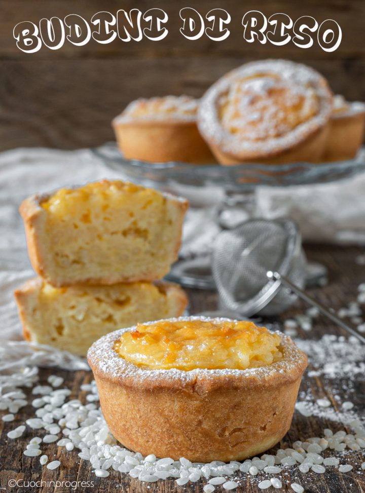 Budini di riso fiorentini. Ricetta tipica semplice e golosa.