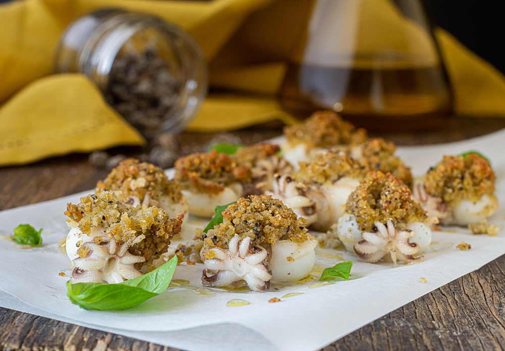 Seppioline ripiene al forno. Facili, leggere e tanto gustose.