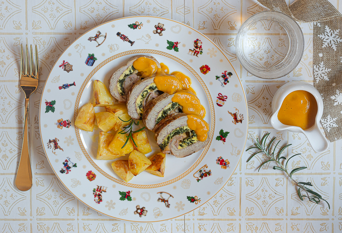 Rollè di vitello farcito. Secondo scenografico e gustoso.