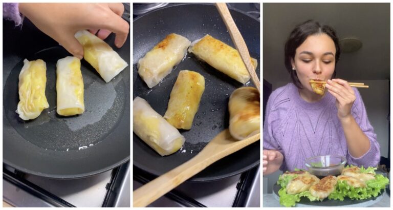 Involtini con fogli di riso - Diletta Secco