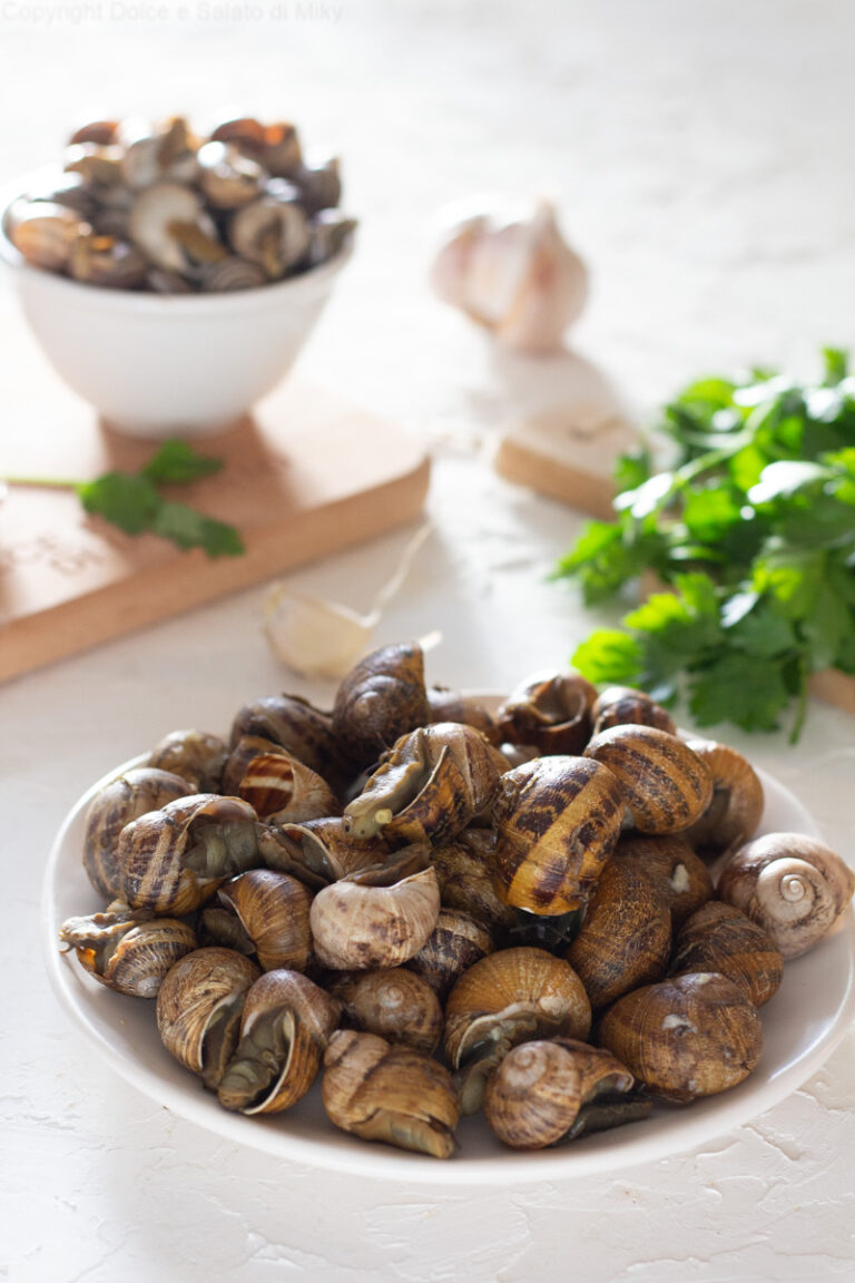 Come pulire e cucinare le lumache