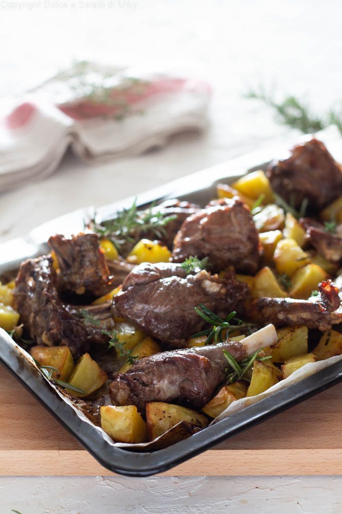 Ricetta capretto al forno con patate