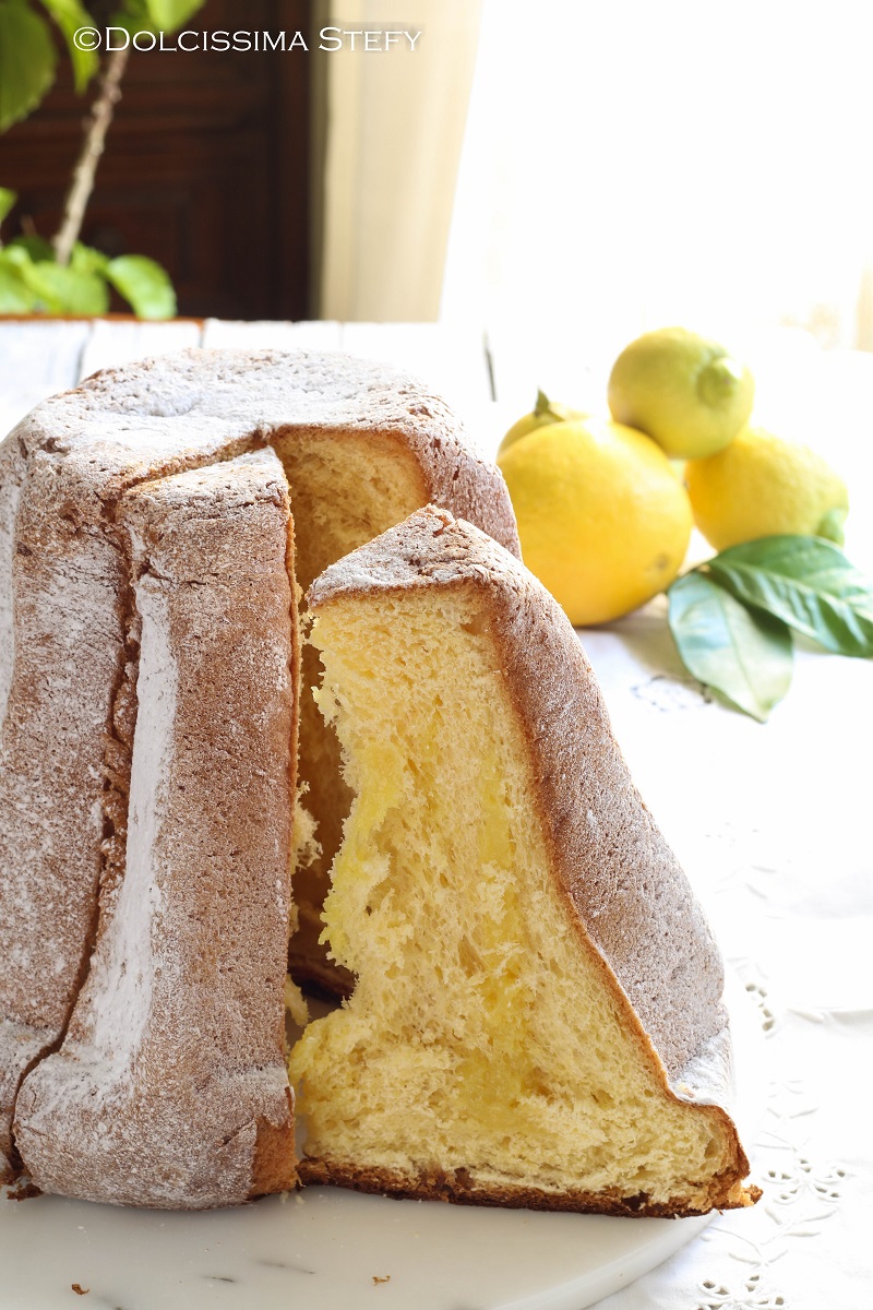 Pandoro al Limone senza sfogliatura - Dolcissima Stefy