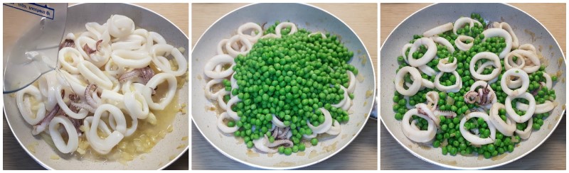 Ricetta CALAMARI CON PISELLI, ricetta semplice | Dulcisss in forno
