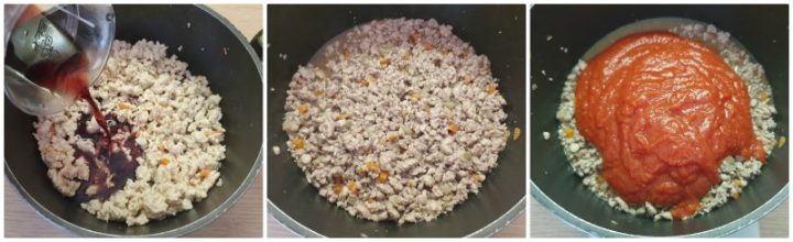 Ricetta RAGU' DI POLLO al sugo: ricetta con macinato di pollo