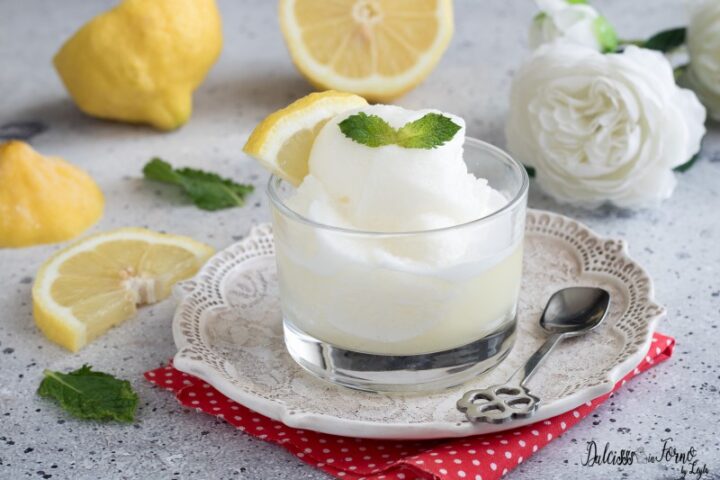 Ricetta SORBETTO AL LIMONE, ricetta per averlo soffice e morbido