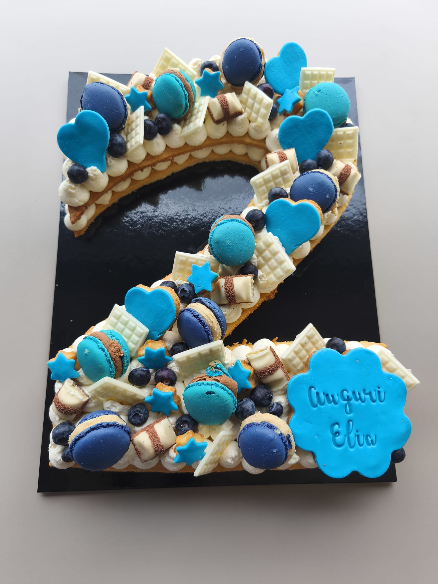 Number cake, la ricetta della cream Tart passo a passo - I DOLCI DI ELE ...