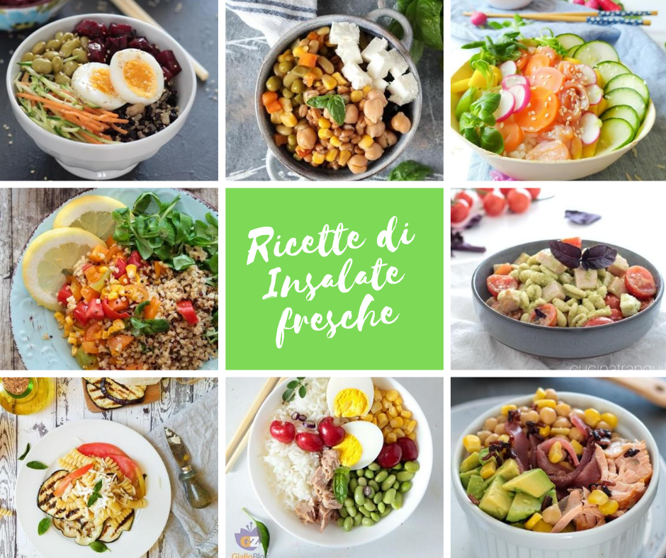 Ricette di insalate fresche estive - cucinatranquilla