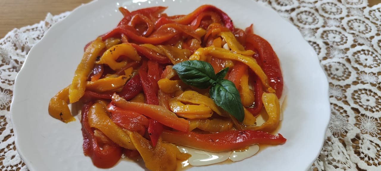 Peperoni arrostiti sui fornelli - Gusto Amore e Fantasie di Angie