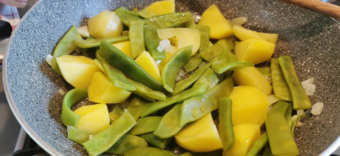 Patate e fagiolini piattoni al sugo - Gusto Amore e Fantasie di Angie