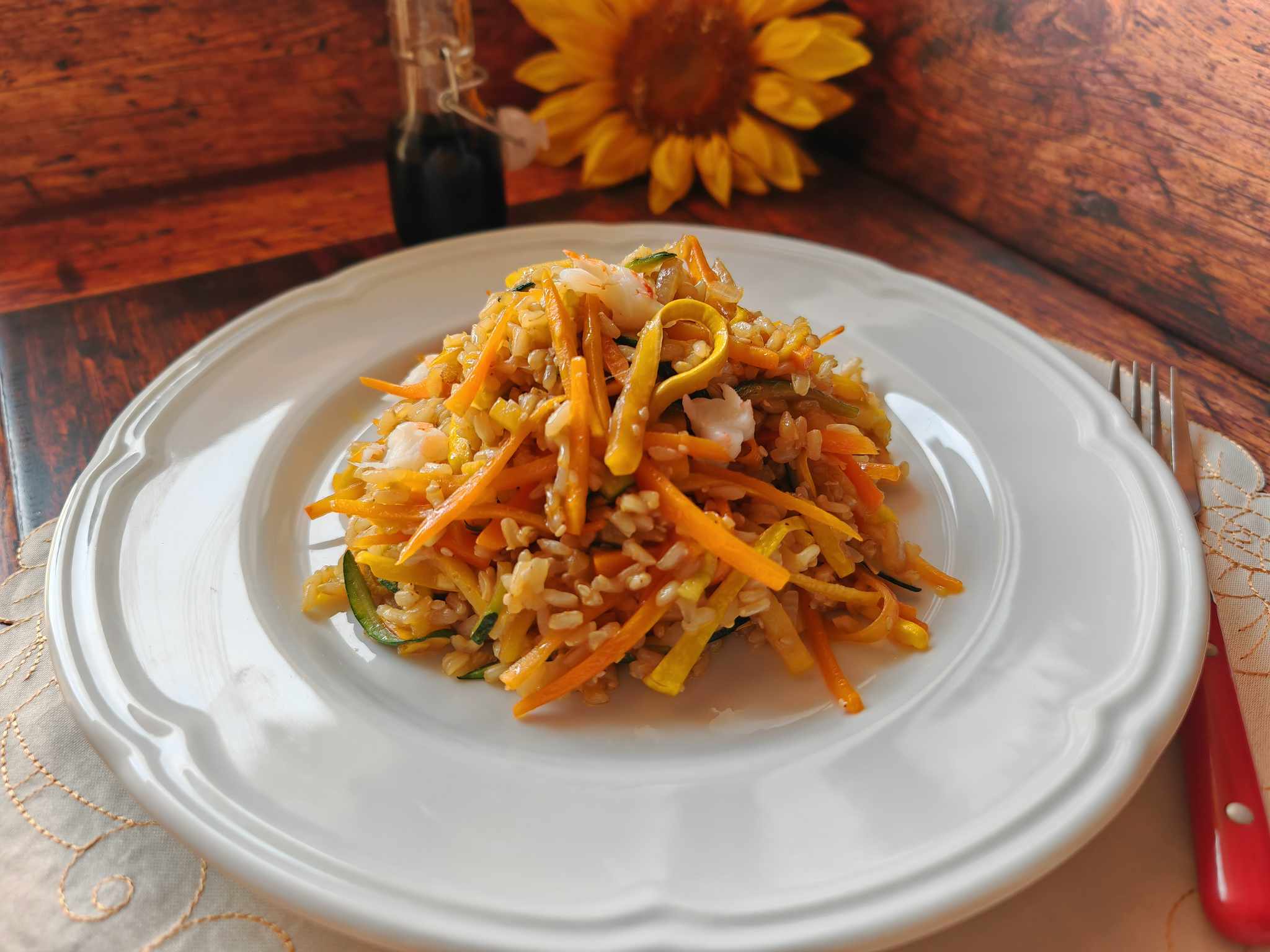 Riso saltato con verdure e soia - Gusto Amore e Fantasie di Angie