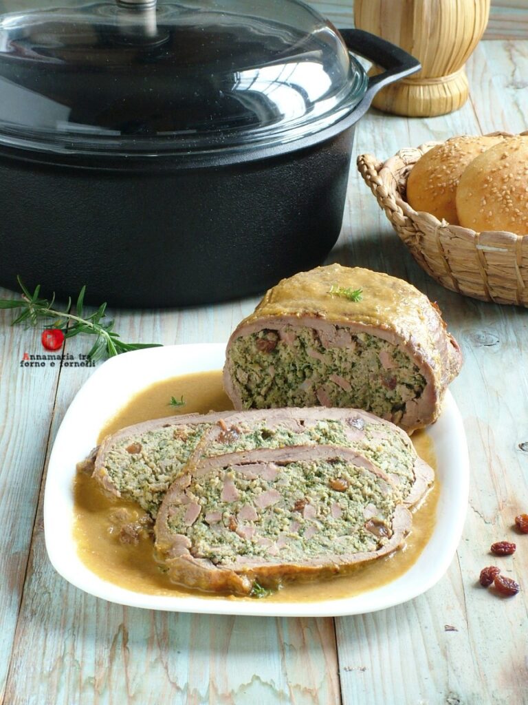 Tasca di vitello ripiena