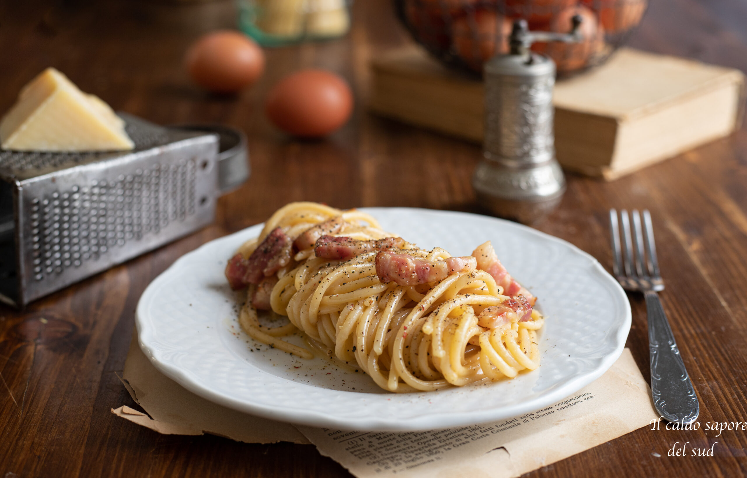 Carbonara ricetta romana - Blog di Il caldo sapore del sud