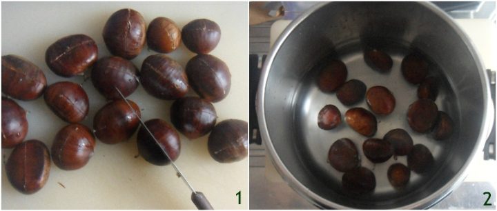 Castagne in pentola a pressione: metodo veloce per lessare le castagne