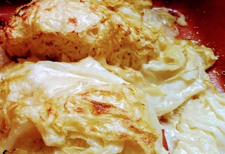 Verza cotta al vapore passata al forno ⋆ Il gusto di stare in Cucina
