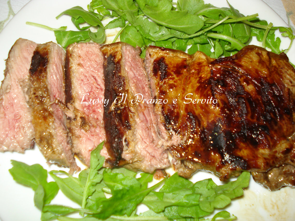 Tagliata con rucola